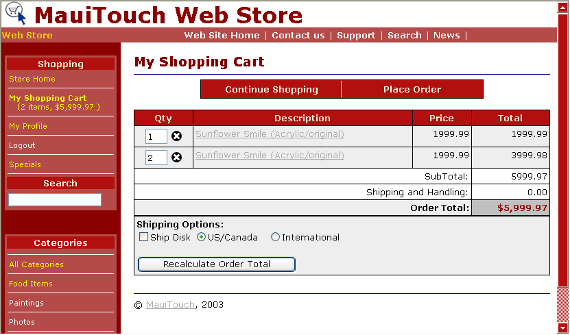 Overall Template Design in ASP.Net pages and controls - West Wind Web Store .NET